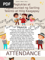 Talento at Kakayahan Activity Sheet | PDF