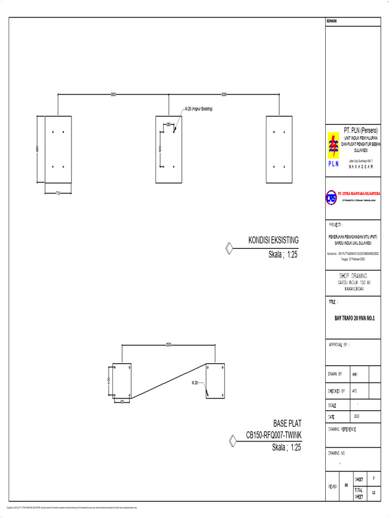 Adaptor Pmt-Gi Kawangkoan Bay Trafo 1 | PDF