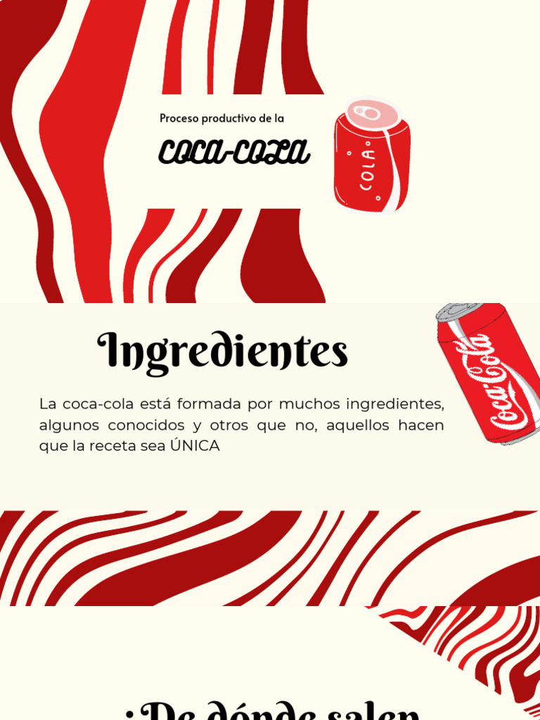 Proceso de Producción de Coca-Cola | PDF