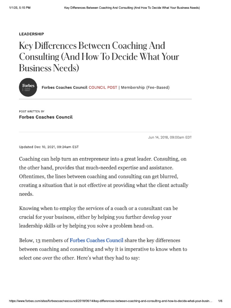 Forbes - Key Differences | PDF