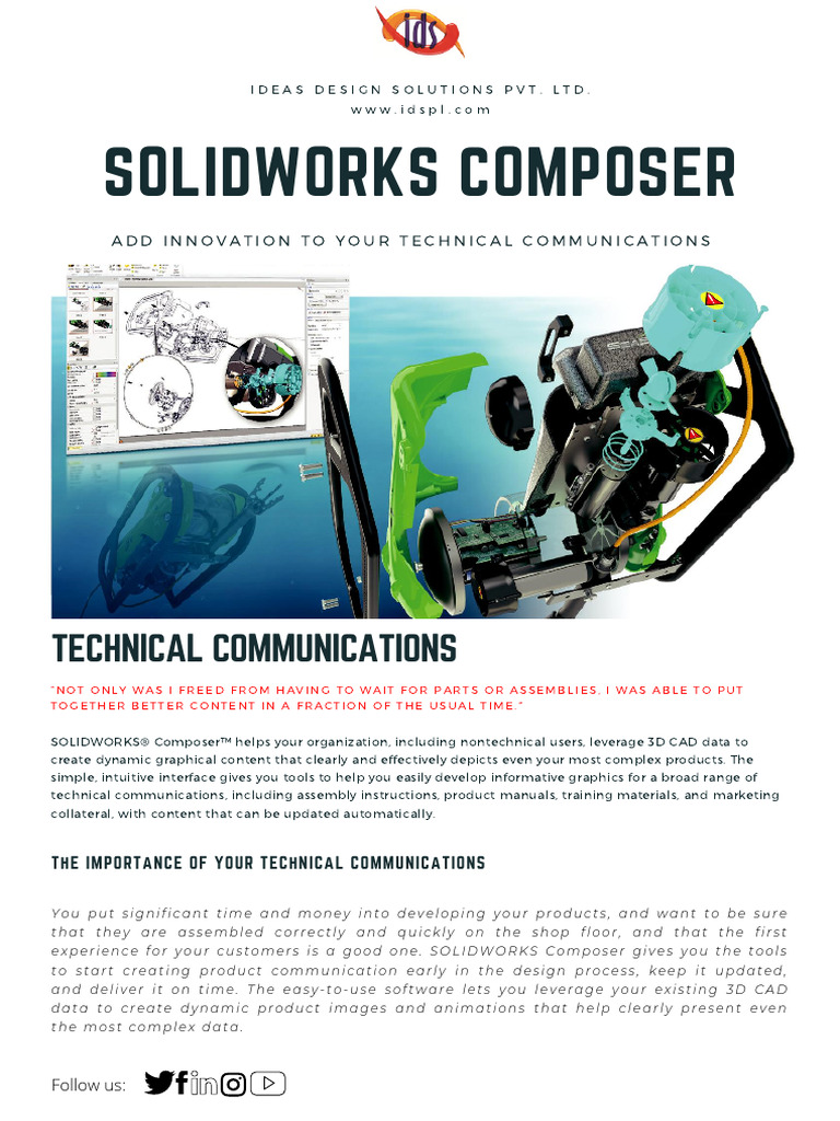 Solidworks Composer | PDF | Technical Communication | Communication