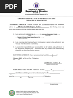CS Form No. 32 Oath of Office | PDF