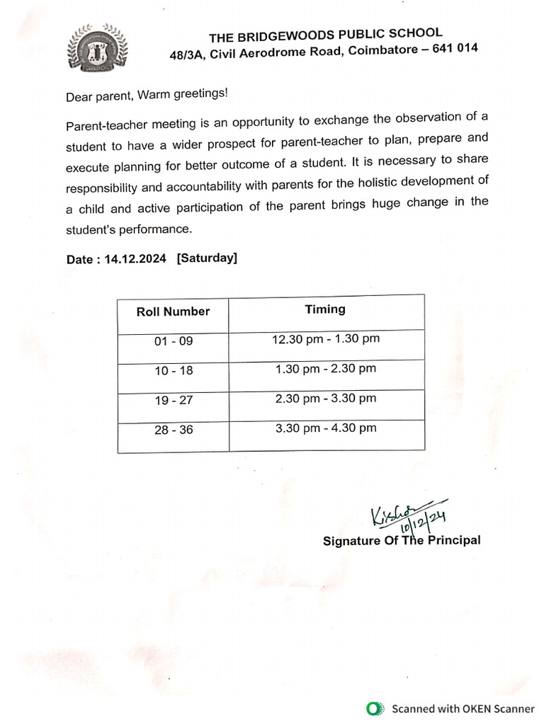 Grade X PTM Circular | PDF
