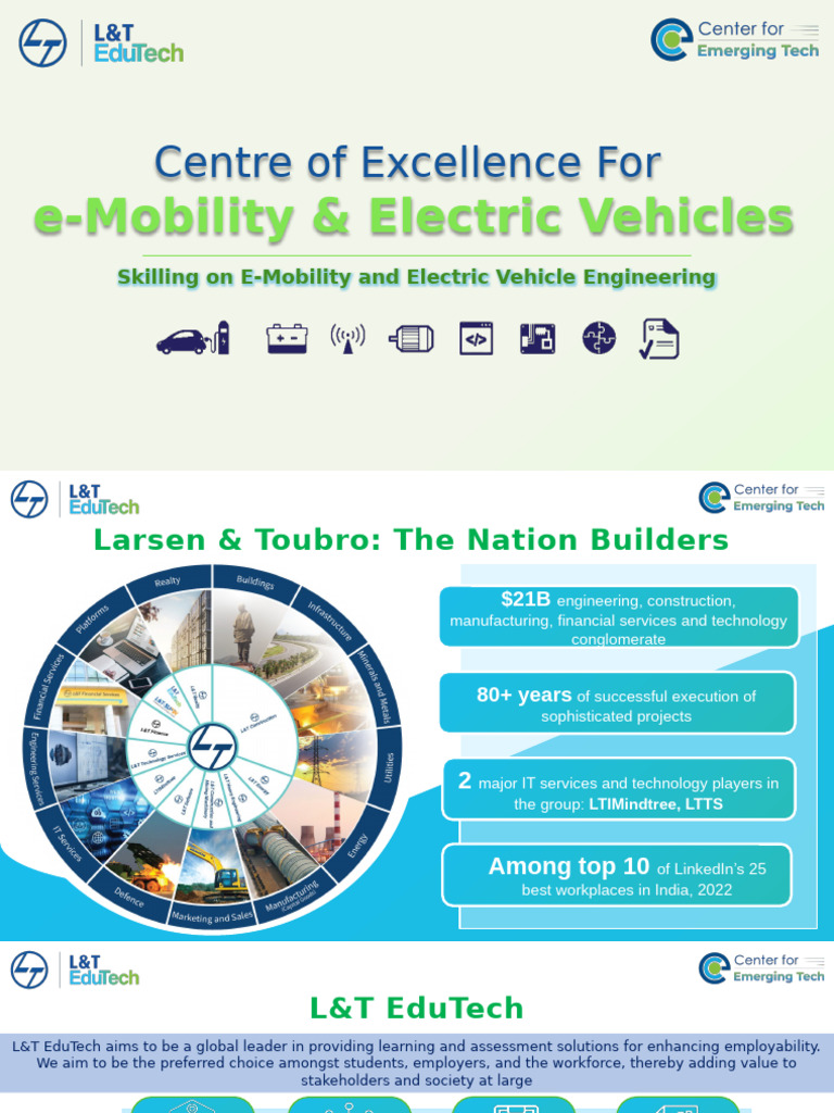 Lt Edutech Ev Coe | PDF | Electric Vehicle | Plug In Hybrid