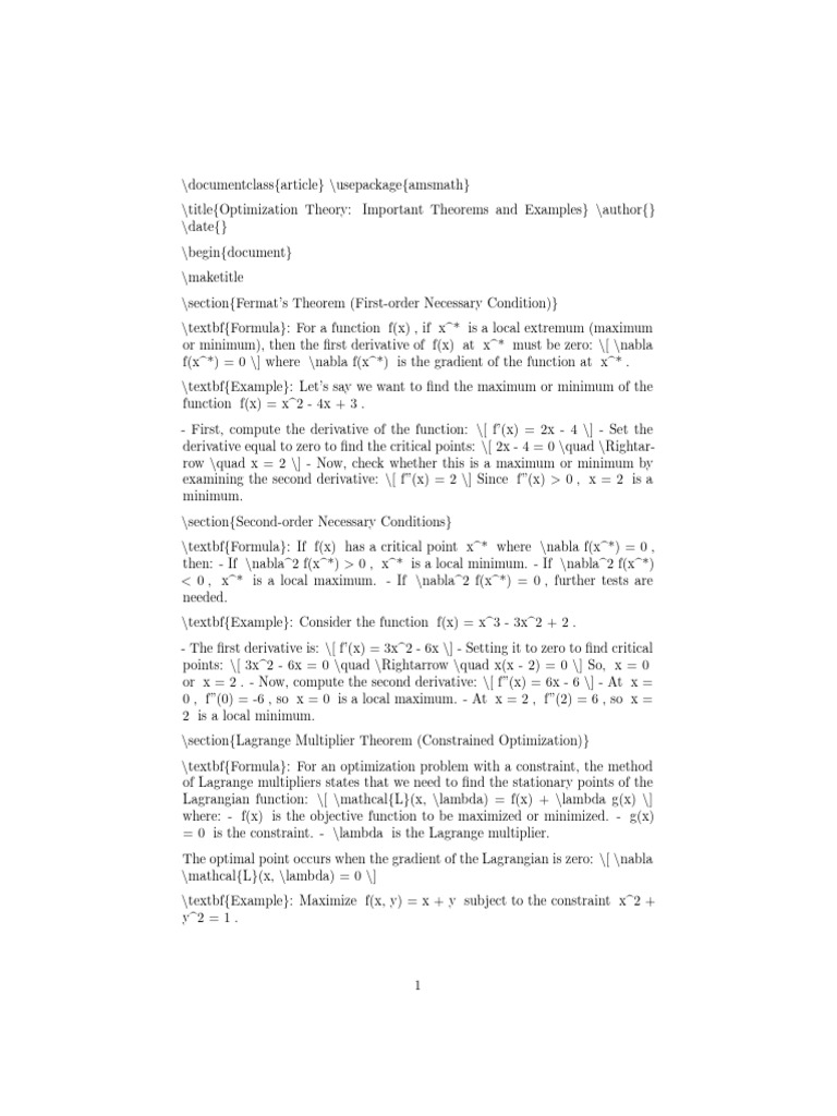 Latex for Mu | PDF | Algorithms | Mathematical Relations