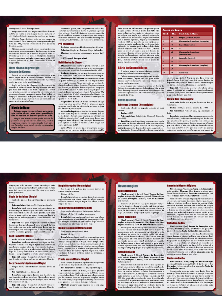 Trpg - Magias DB140 | PDF