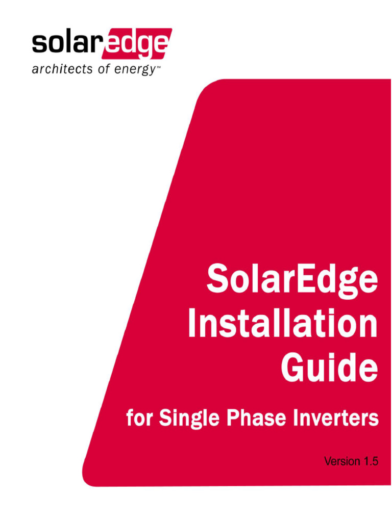6824 Installation Manual For Single Phase Inverters | PDF ...