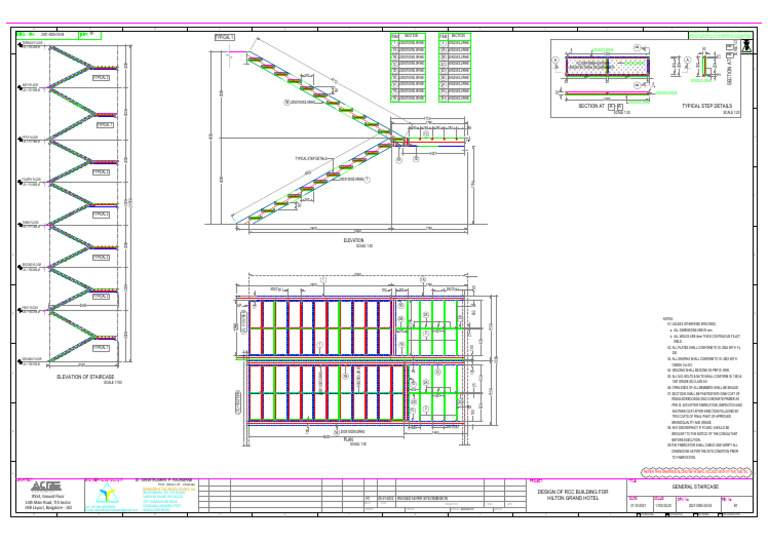 211231-General Stair Case (As Per Site) R1 | PDF | Industrial Processes ...