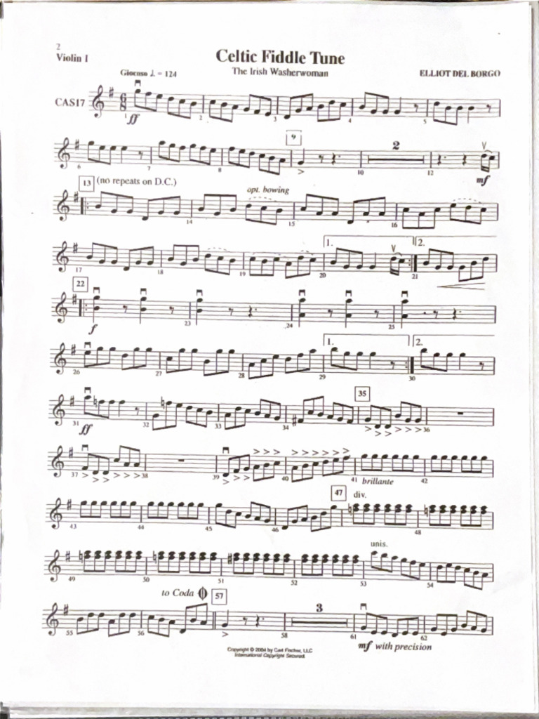 Celtic Fiddle Tune | PDF