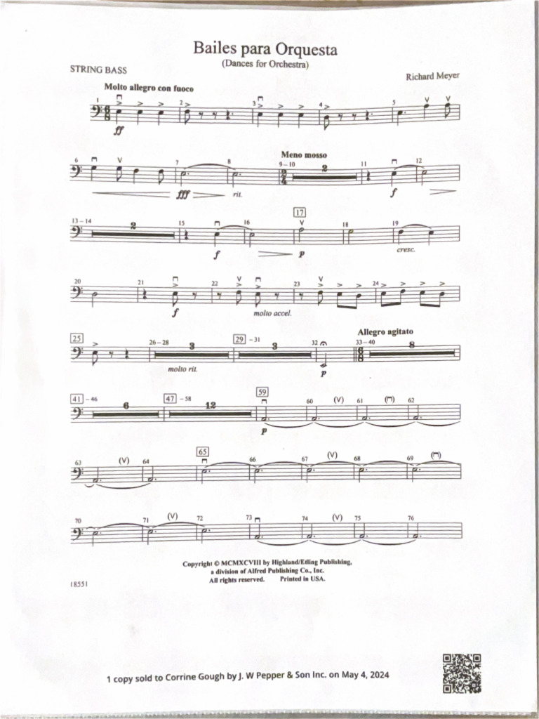 Bailes Para Orquesta 2 | PDF