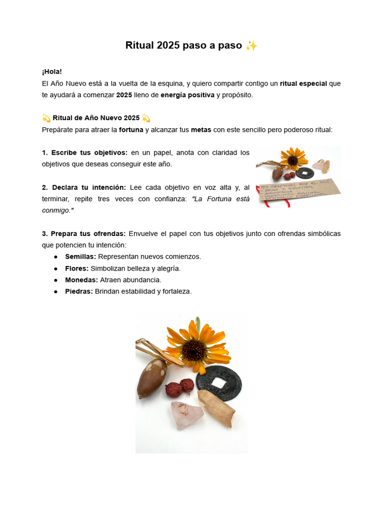 Ano Nuevo 2025 - Espanol | PDF