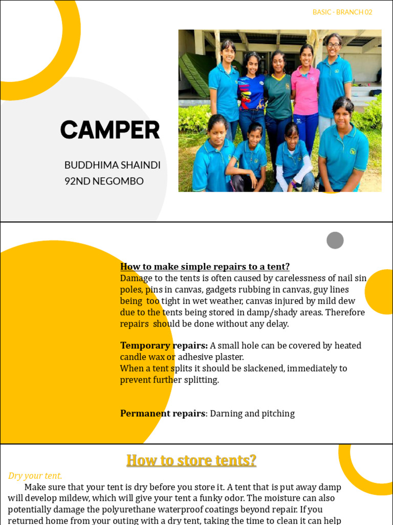 Camper Basic | PDF | Tent | Water