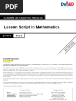 NMP Grade 3 Math: Quarter 4 Week 1 | PDF | Copyright | Division ...