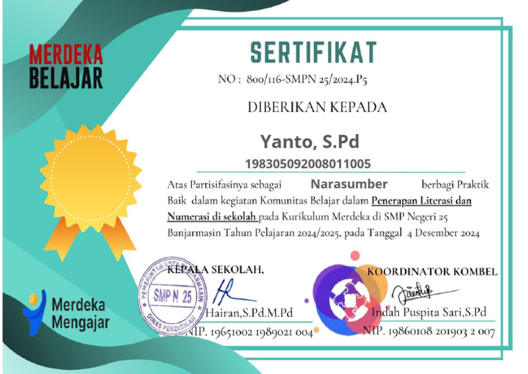 HJ Yuliah, S.PD | PDF