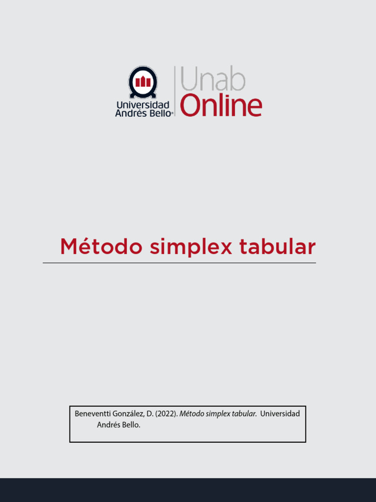 Aiin112 s4 Tabular | PDF | Matriz (Matemáticas) | Programación lineal