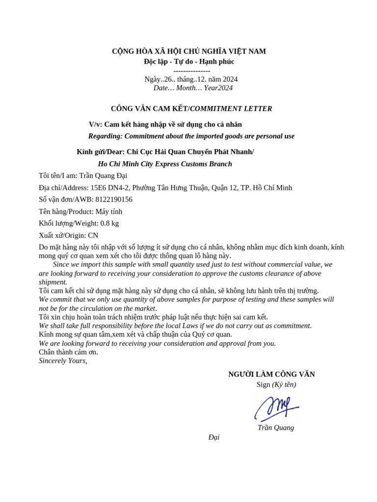 CVCK CÁ NHÂN-KTCL | PDF