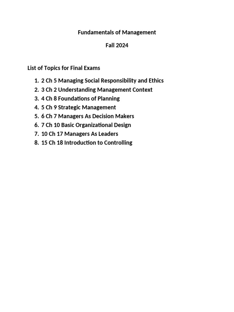 Units for BS Business Management Sciences | PDF