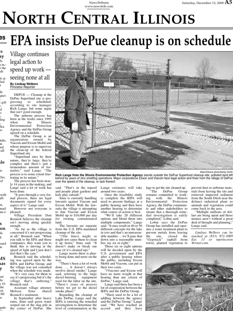 Epa Cleanup | PDF | United States Environmental Protection Agency ...