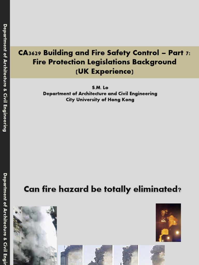 CA3629-Building Fire Safety Control 2015 (7) Fire Protection ...