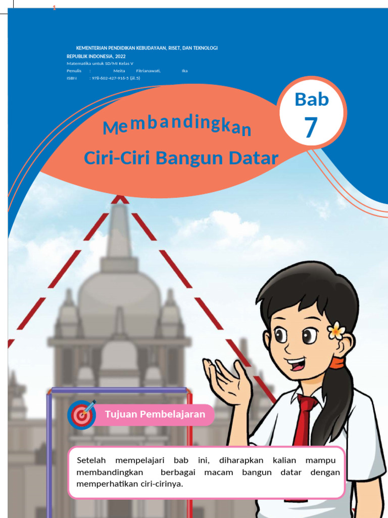 Modul Matematika Bab 7 Membandingkan Ciri Ciri Bangun Datar | PDF