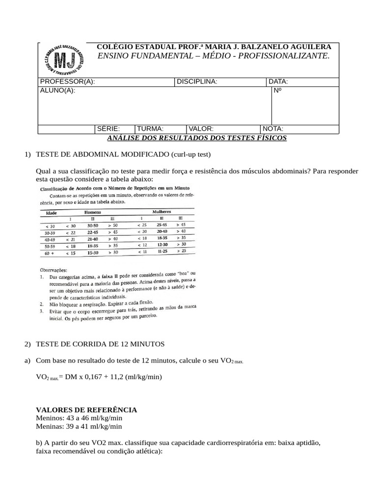 Interpretacao TAF | PDF