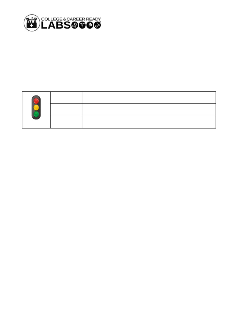 Student Orientation Lab Basics Worksheet | PDF
