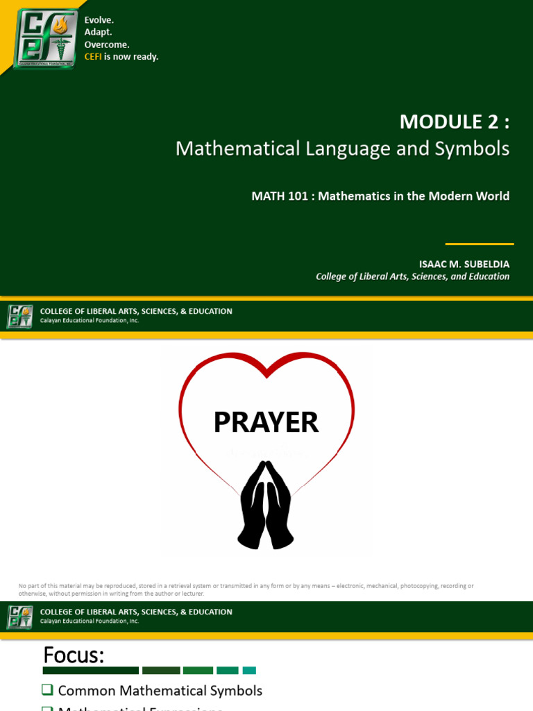 Understanding Mathematical Symbols and Expressions | PDF | Set ...