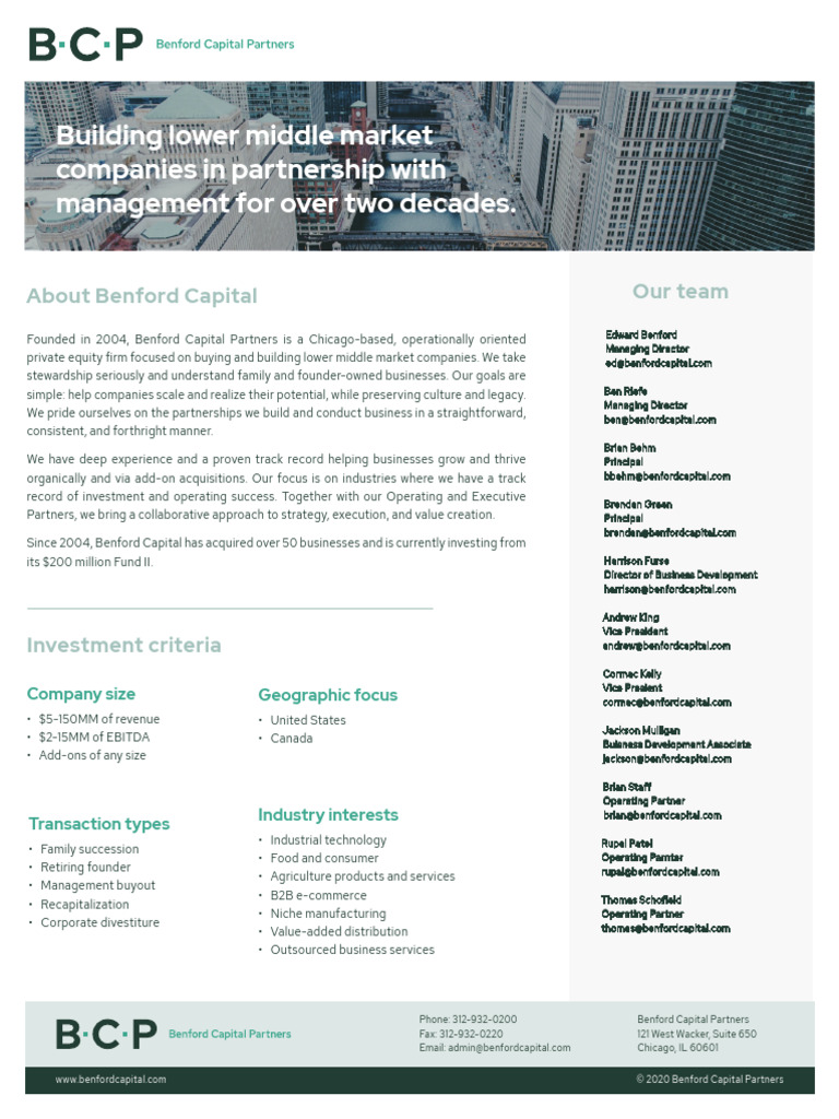 BCP Overview 2024 | PDF