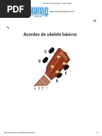 ACORDES DE UKELELE de Básicos A Avanzados | PDF | Acorde (Música) | Teoría musical