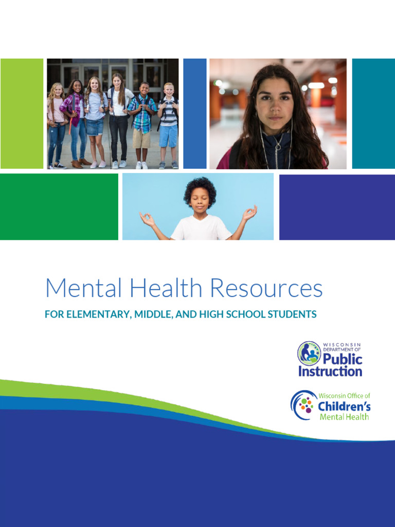 Mental Health Resources From Mental Health Literacy Units of ...