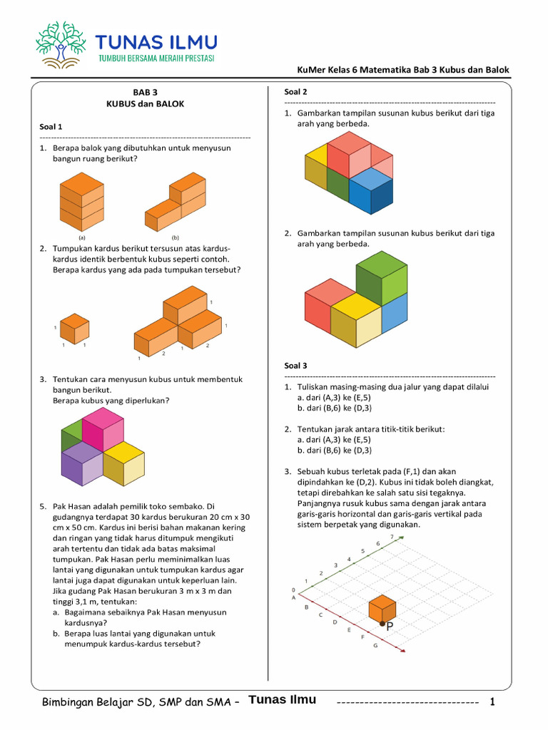 MTK K6 - Balok Kubus | PDF