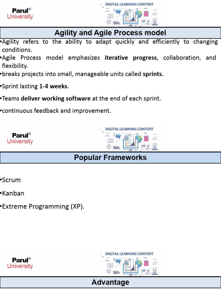 Software Engineering - Agile Software Development | PDF | Scrum (Software Development) | Agile ...
