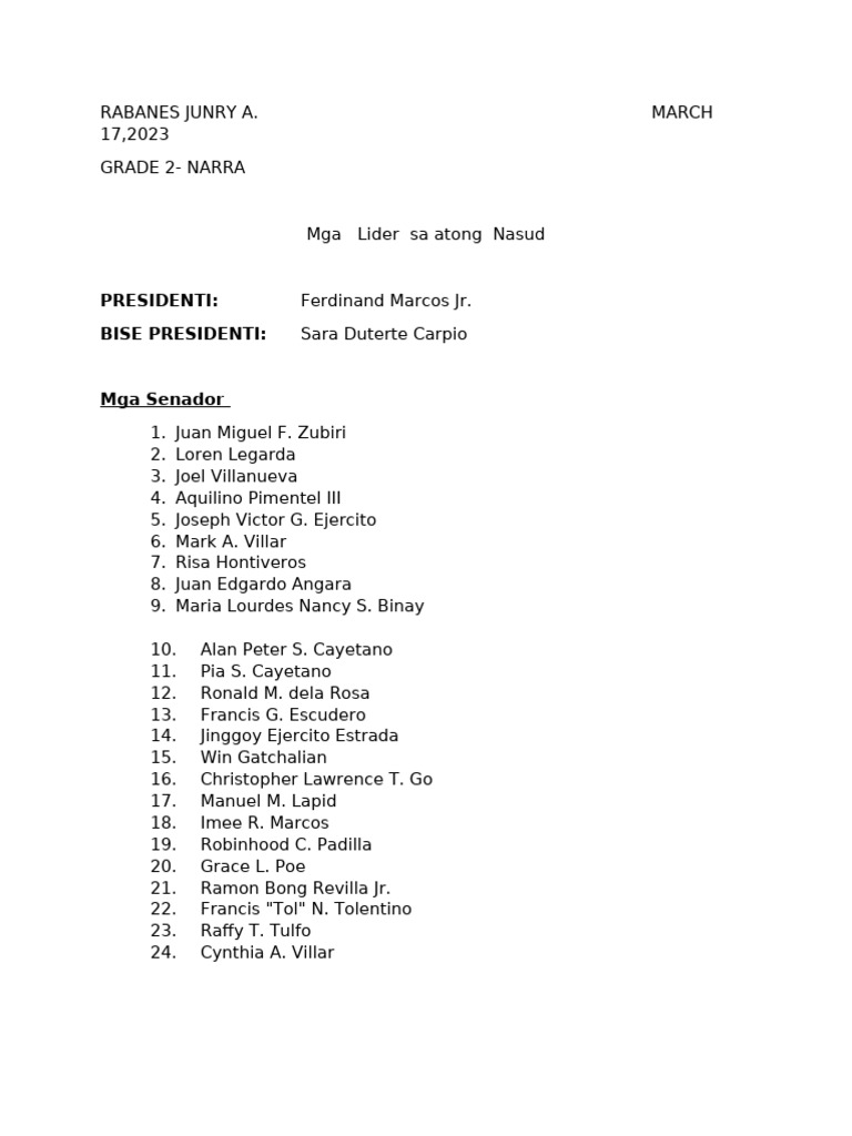 Rabanes Junry a Arpan | PDF