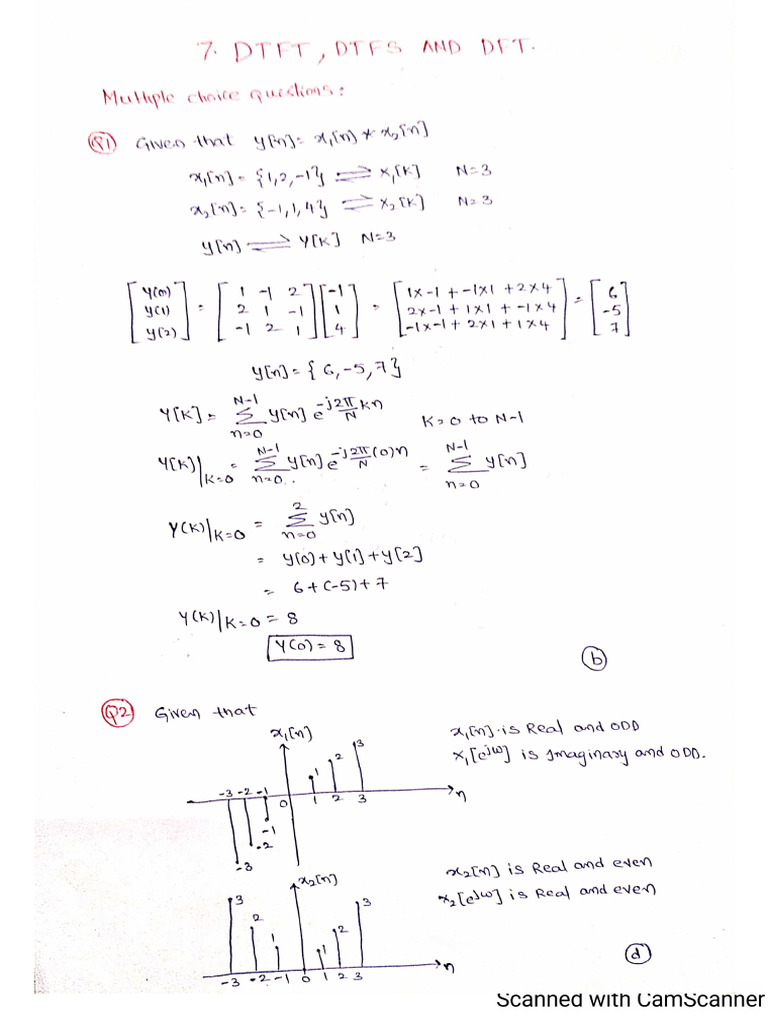 DTFS, DFT and DFS | PDF