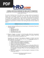 CTIP Training Requirements Overview | PDF