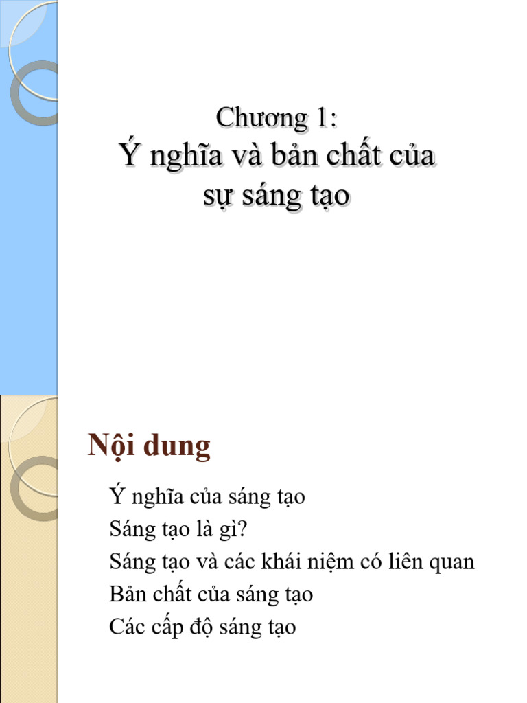 Bai Giang TLH Sang Tao 2018 | PDF