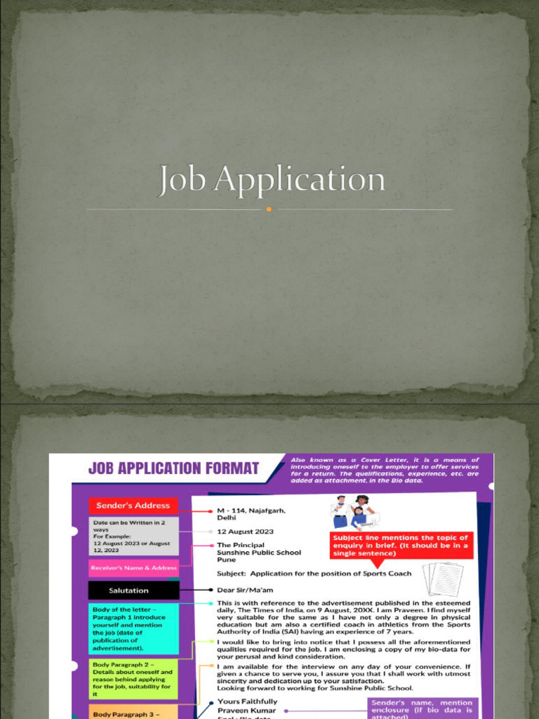 Job Application | PDF