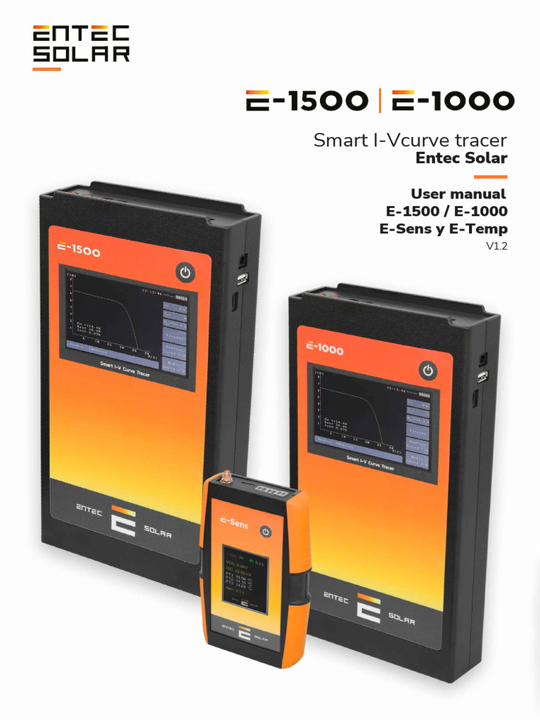 Entec E-1500 Manual EN | PDF | Battery Charger | Photovoltaics