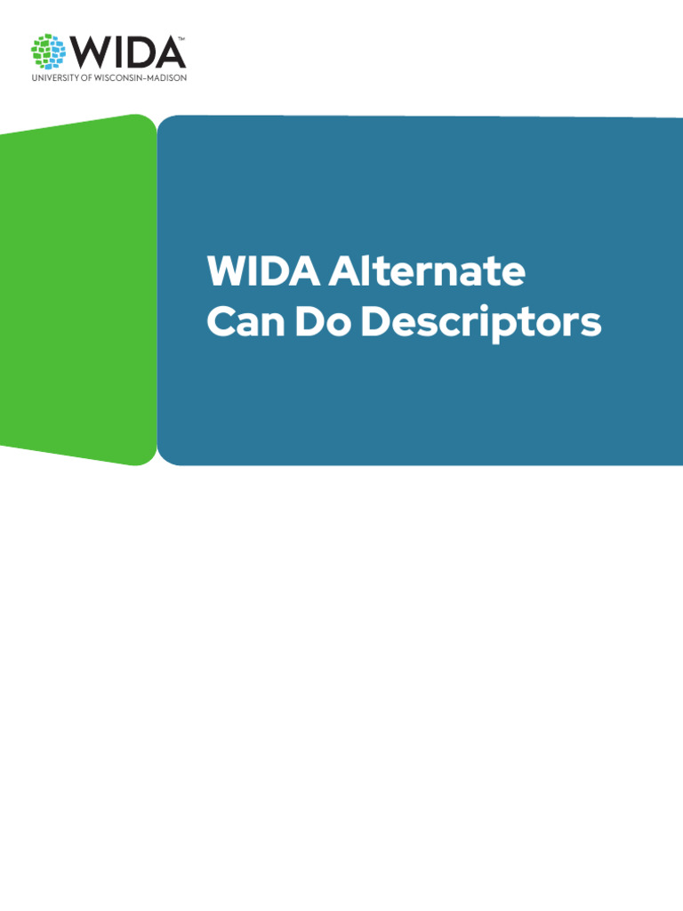 CanDo Descriptors Alternate | PDF | Language Development | Multilingualism