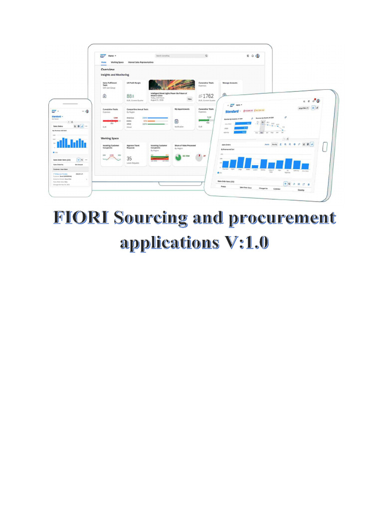 FIORI Sourcing and Procurement Applications 1730603870 | PDF | Business
