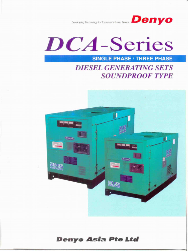 Denyo DCA-DA Indonesia | PDF