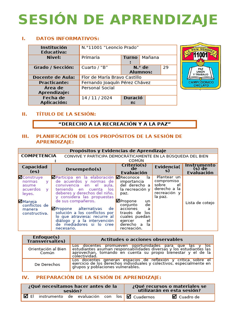 Sesión 03-Escribimos afiches para difundir nuestros derechos y responsabilidades | PDF ...