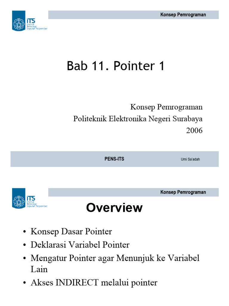 Pointer 1 | PDF