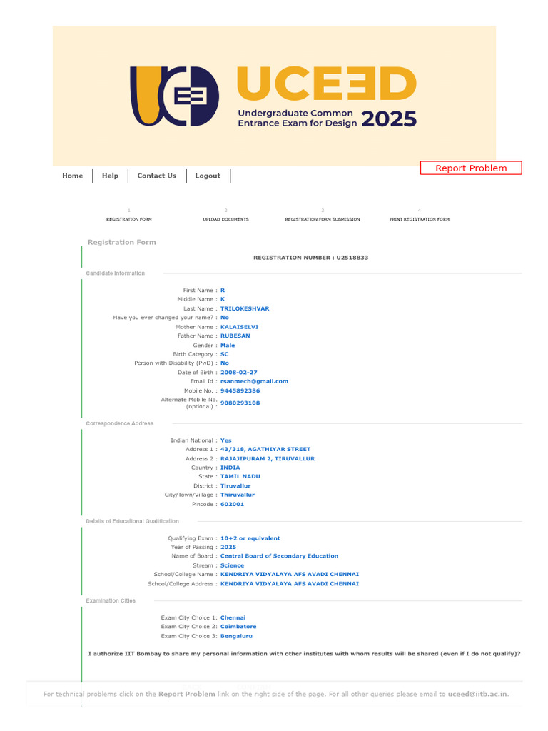 Uceed 2025 | PDF | Educational Stages | Qualifications