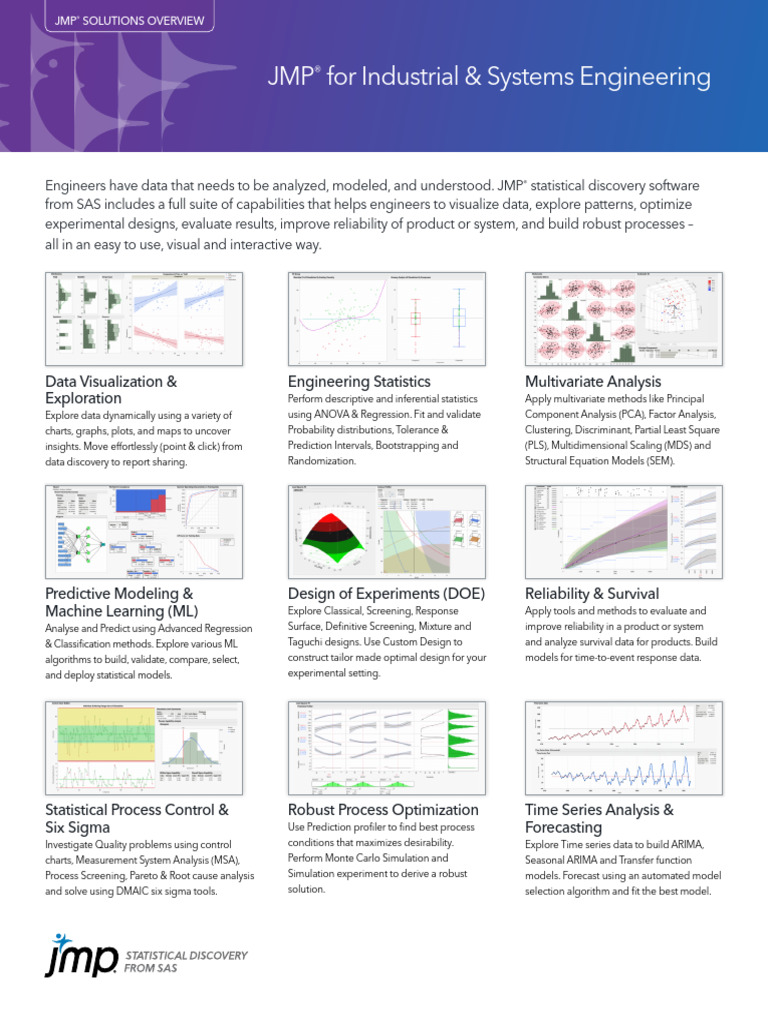 JMP For Industrial and Systems Engineering | PDF | Jmp (Statistical Software) | Statistics