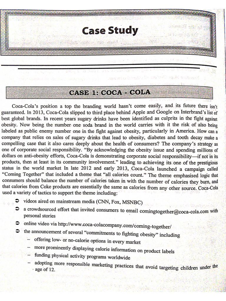 CCPR - Case Study 1 | PDF