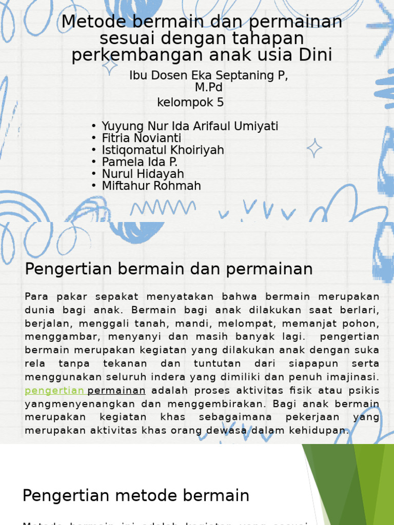 metode bermain dan permainan.pptx [Repaired]-1 | PDF