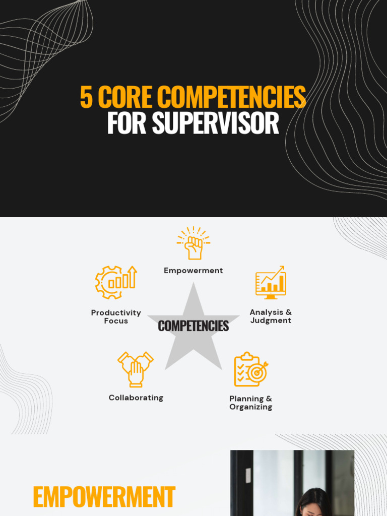 5 Core Competencies For Supervisor | PDF | Empowerment | Goal