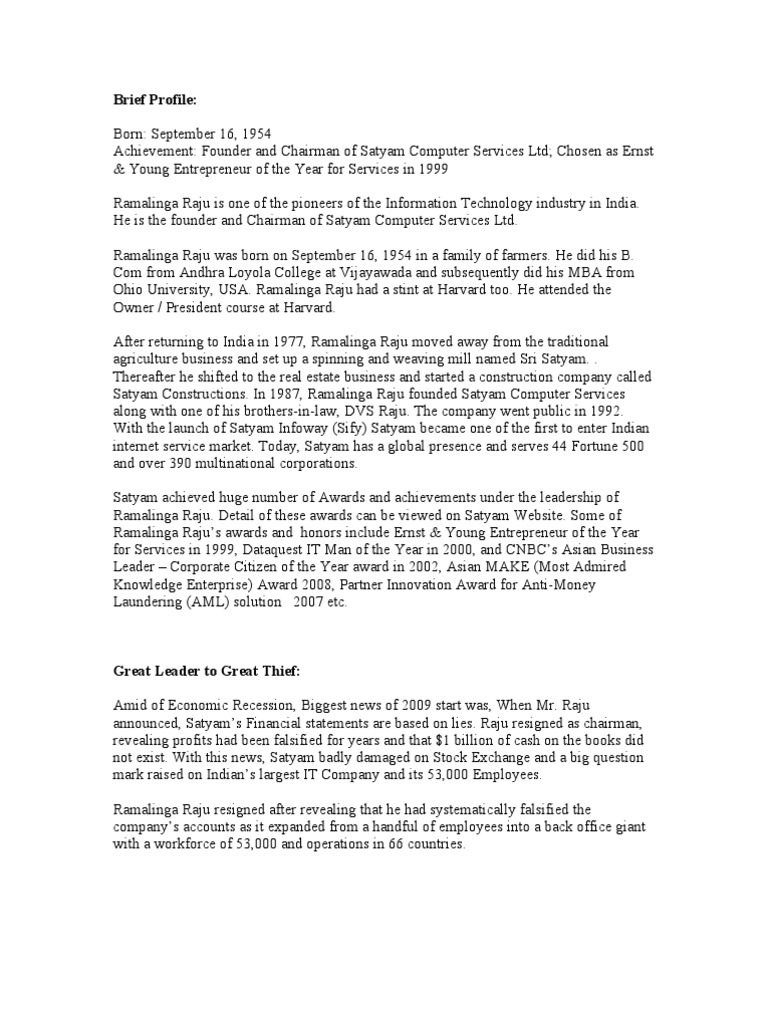 Brief Profile PDF Companies Economies