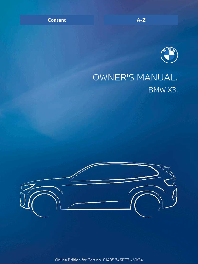 BMW Owner's+Manual 01405B45FC2 | PDF | Exhaust Gas | Menu (Computing)
